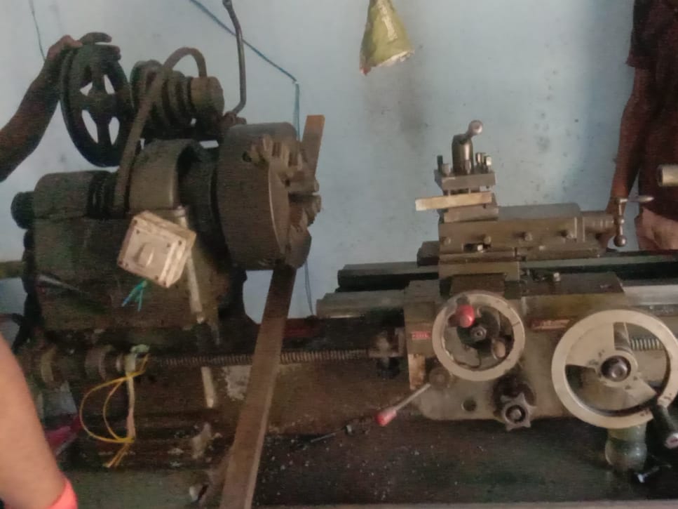 Weapon making equipment and lathe machine including weapons recovered ...