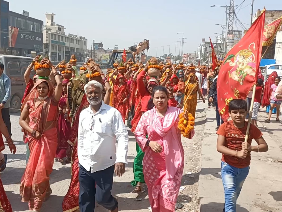 Crowd of devotees gathered in the journey, Bhandara and Jagran will be ...