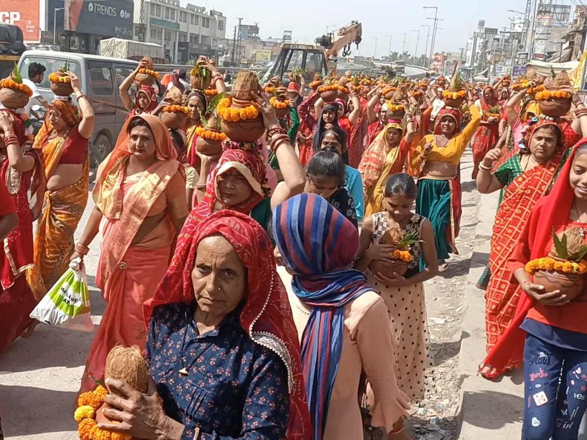 Crowd of devotees gathered in the journey, Bhandara and Jagran will be ...