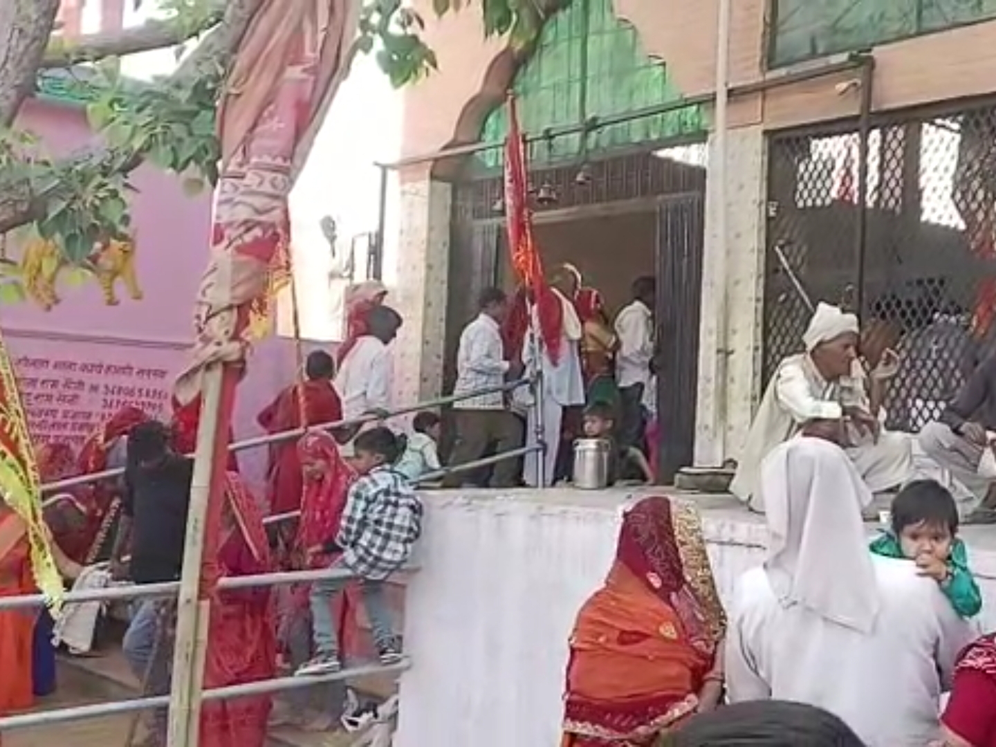 Crowd of devotees started in Bilali Mata temple since morning, offering ...