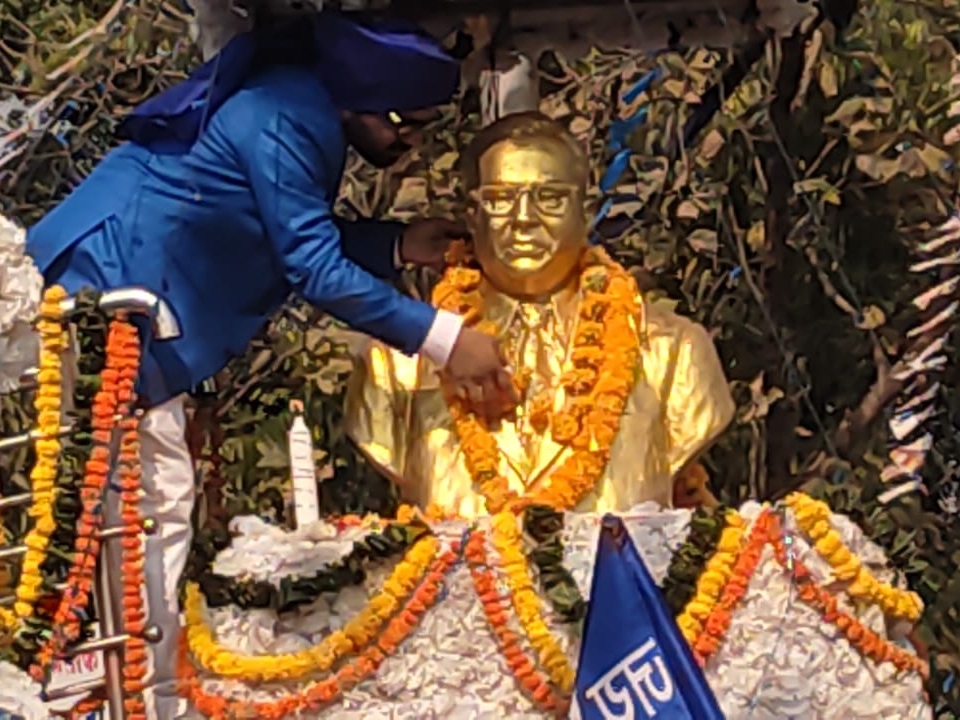 Constituent maker Baba Saheb was remembered in the district, a ...