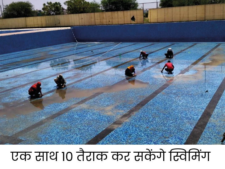 Jind Eklavya Stadium Swimming Pool Ready For Players Practice | जींद के ...