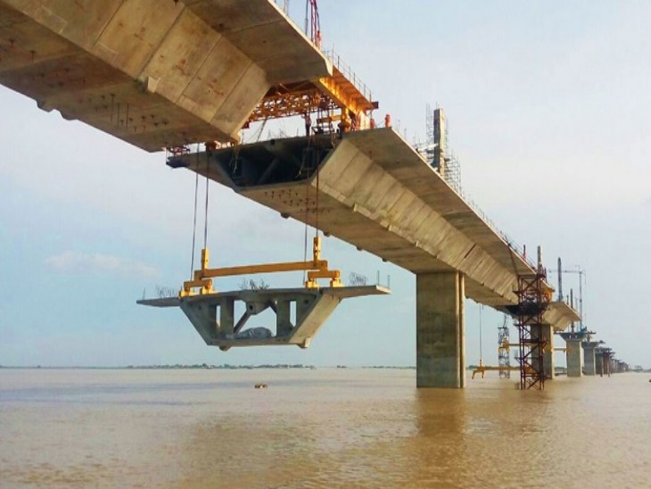 The work of Vikramshila bridge stuck between the center and the state ...