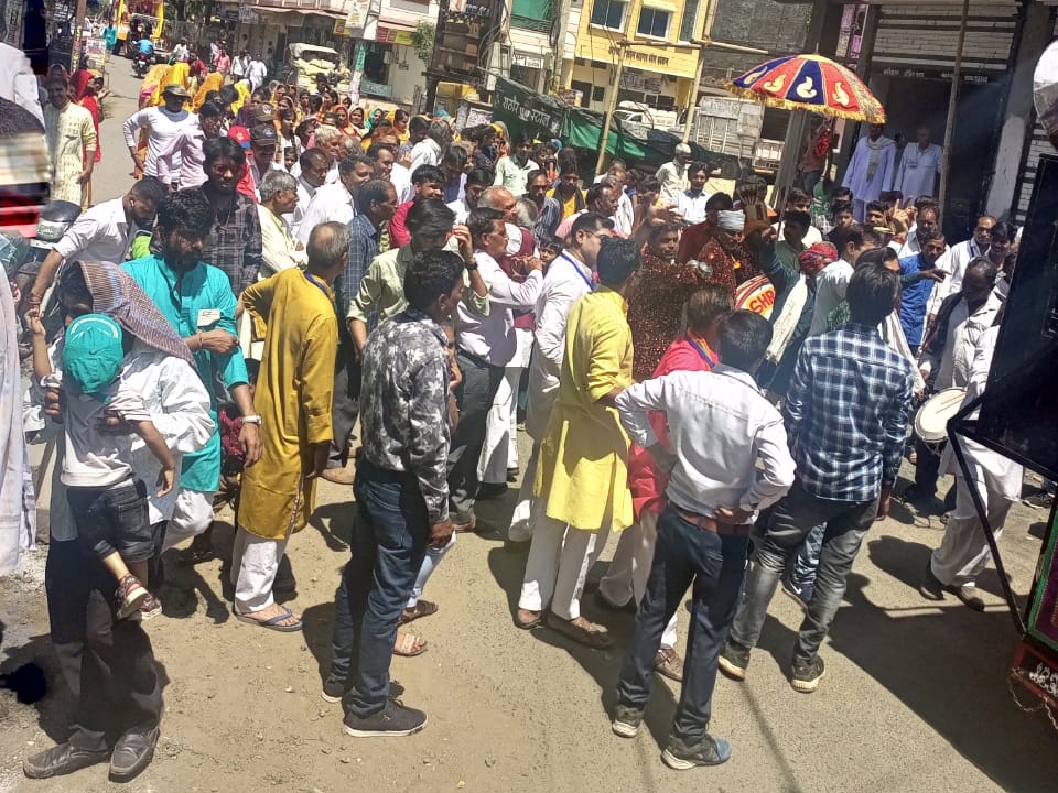 Walking ceremony held in Shujalpur, people's representatives attended ...