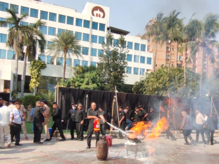 Mock drill organized for safety week in Patna, fire brigade team ...