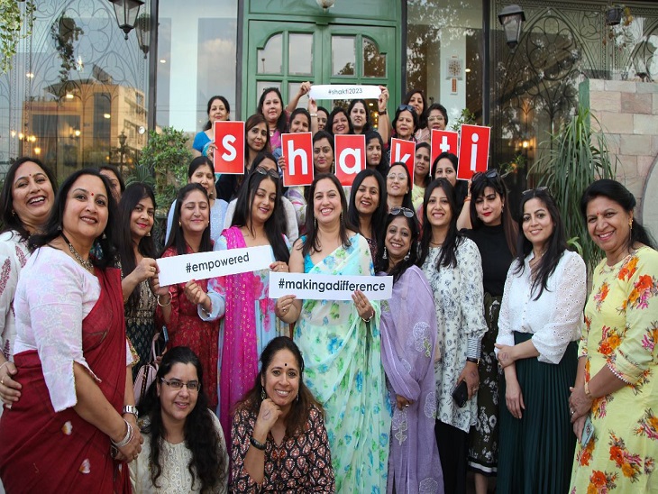 Welcomed new members of women's organization Shakti, enjoyed ice ...