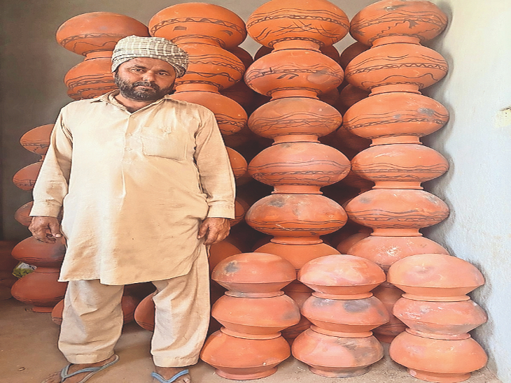 Pitcher and jug are available for 150 to 250 rupees; Potter said ...