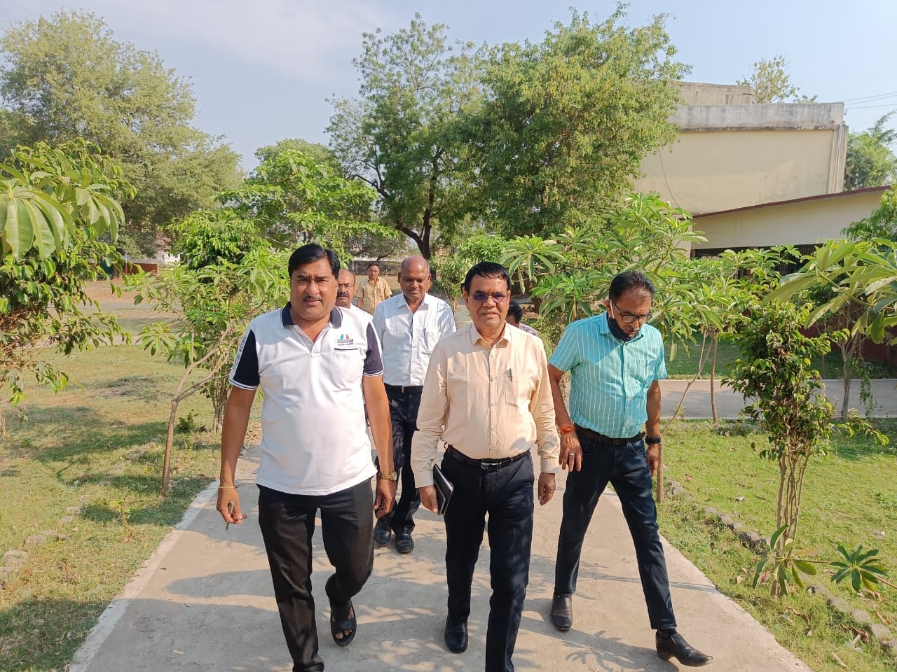 Review of work done with the in-charge of the NAAC team | पीजी कॉलेज का ...