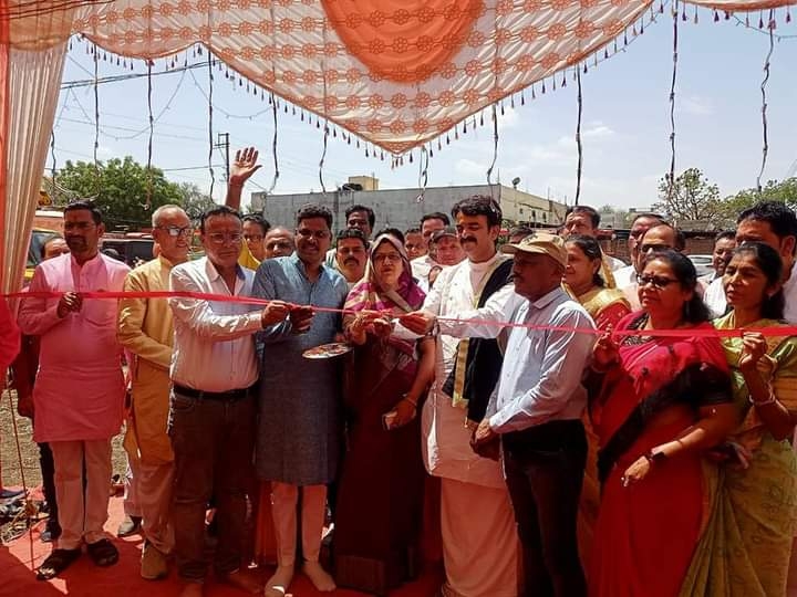 Worshiped in the temple of Maa Mahishasura Mardini Devi, offered chunri ...