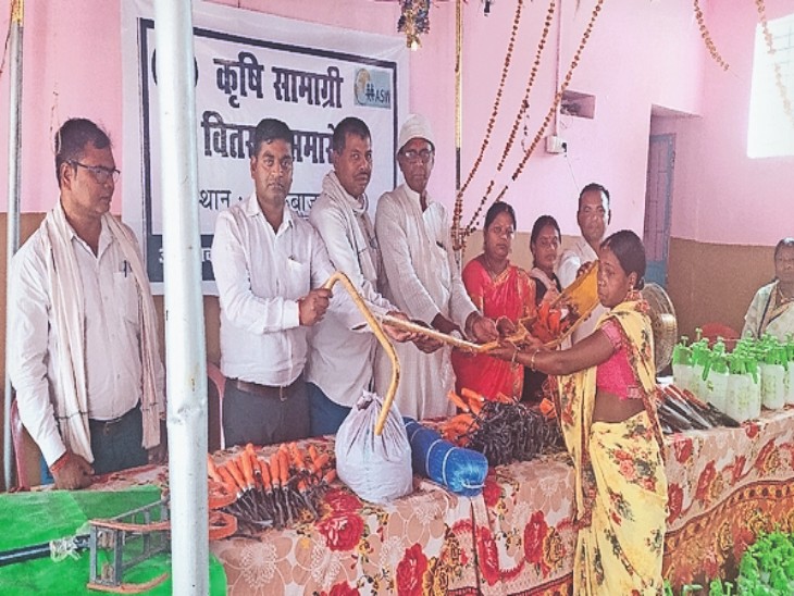 CWS organization distributed agricultural equipment among 100 women ...