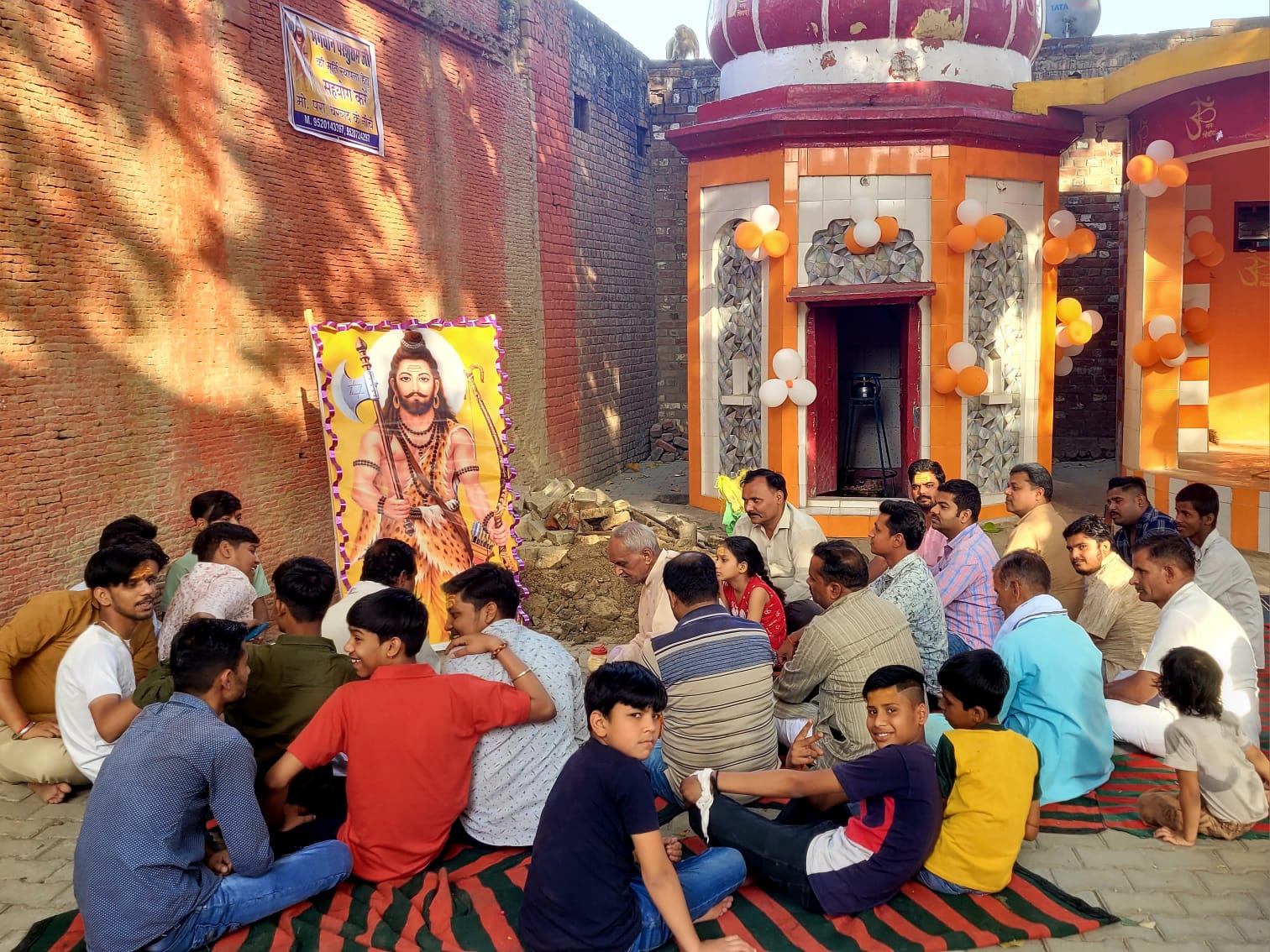 Statue of Lord Parshuram will be installed soon, Prasad distributed to ...
