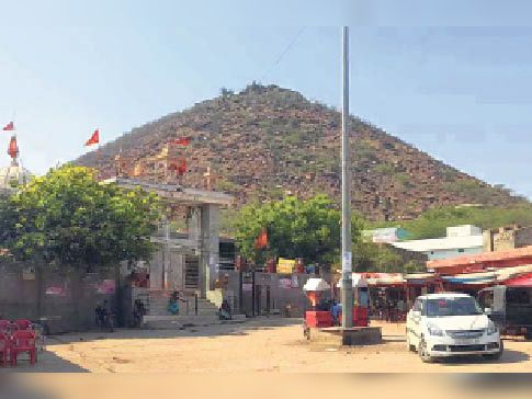 The unbroken flame burning in the sanctum sanctorum of Karanpur Mata ...