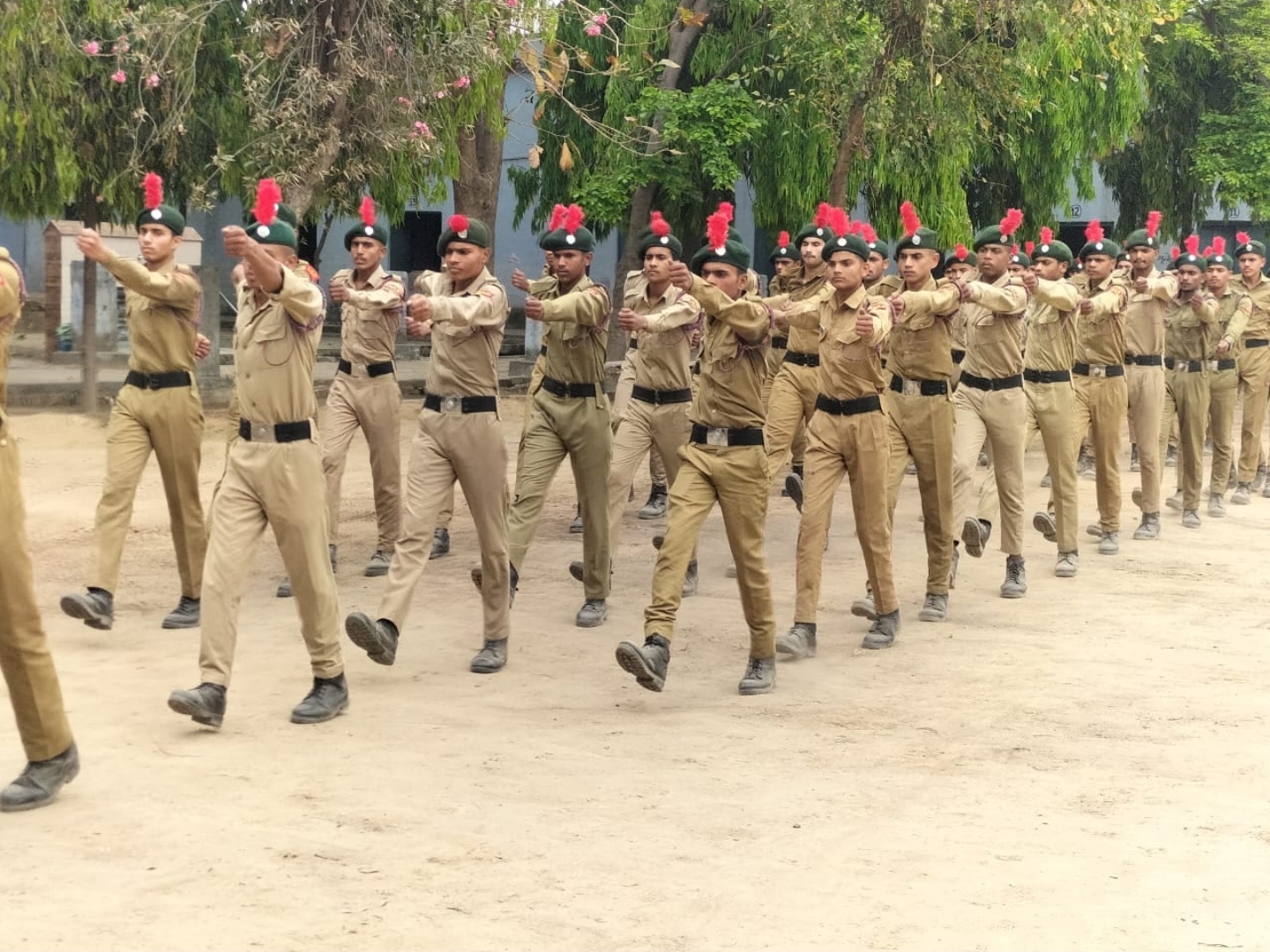 Colonel taught NCC cadets to disassemble and assemble loading rifle ...