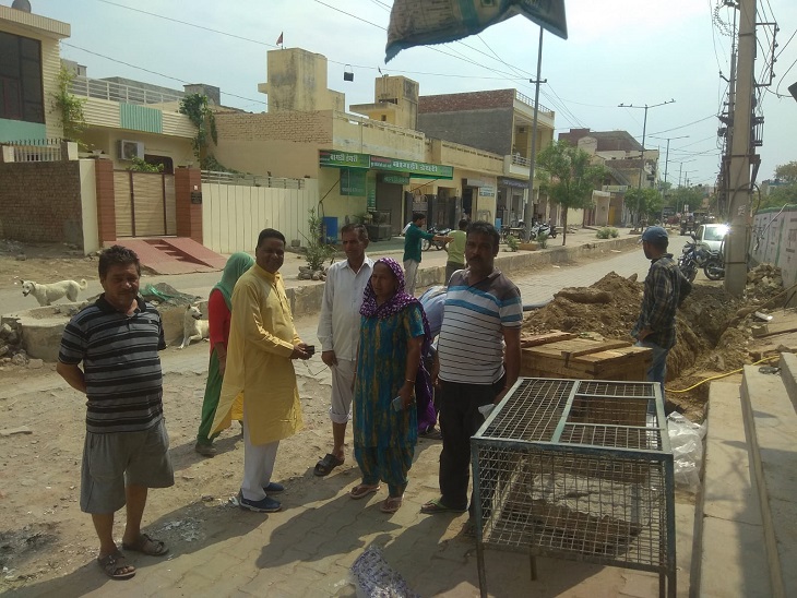 Hisar Sewerage Overflow Disposal Pipe Line Rishinagar Problem Mahavir ...