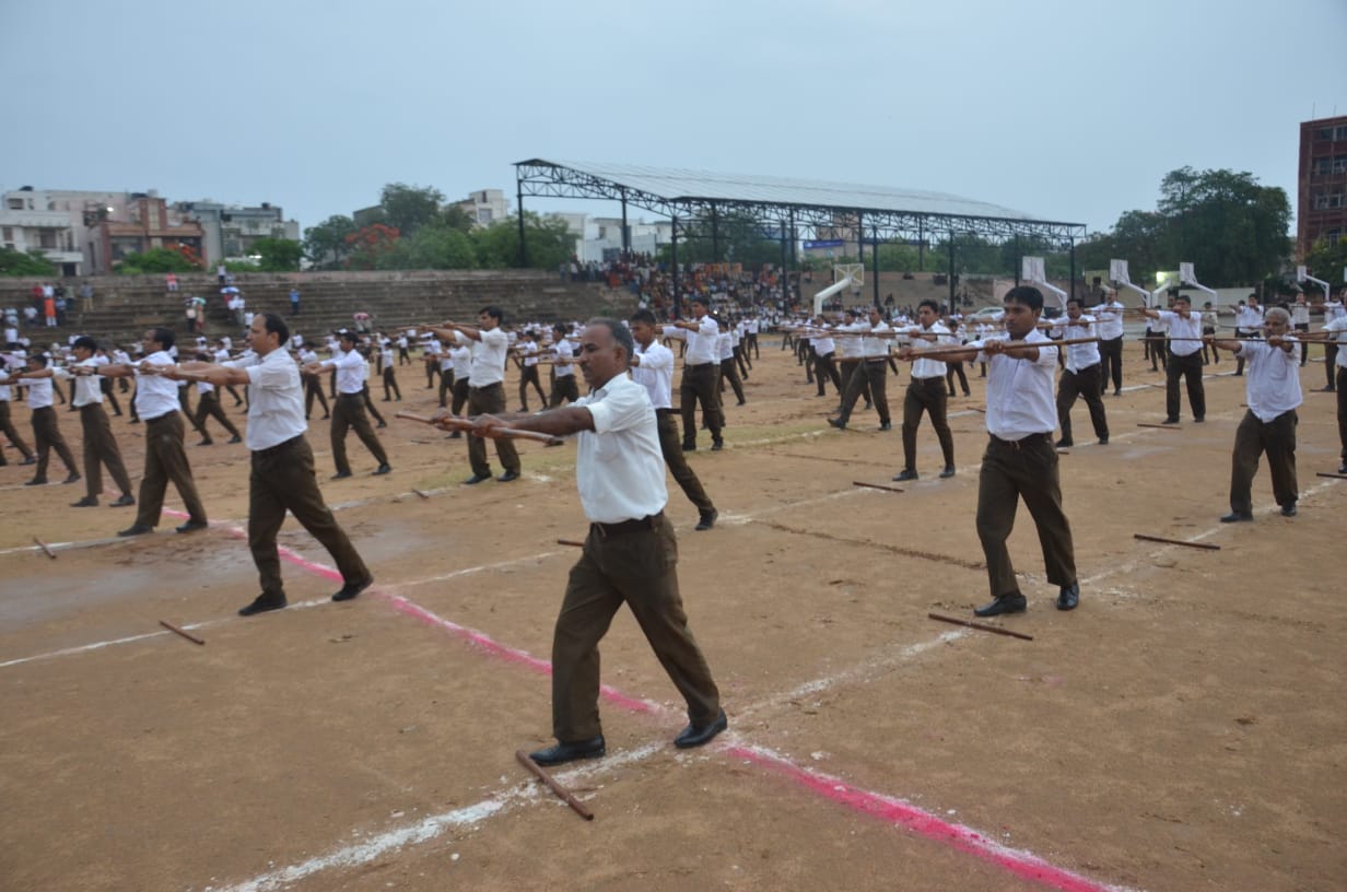 Field campaigner Nimbaram said - RSS's job is to organize Hindu society ...