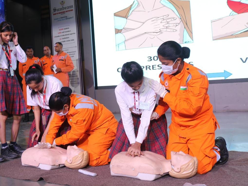Large scale mock exercise and mass awareness campaign