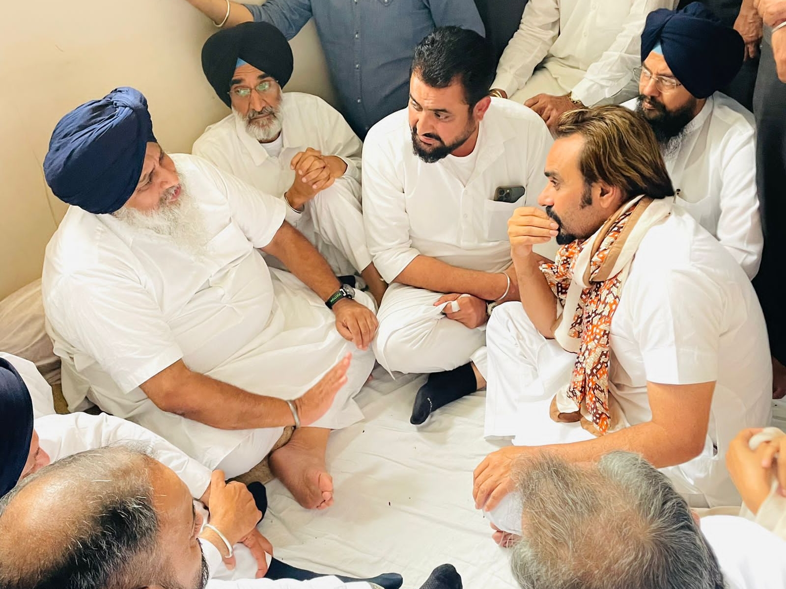 PunjabI Singer Babbu Mann, Sukhbir Singh Badal, Punjab Former CM ...