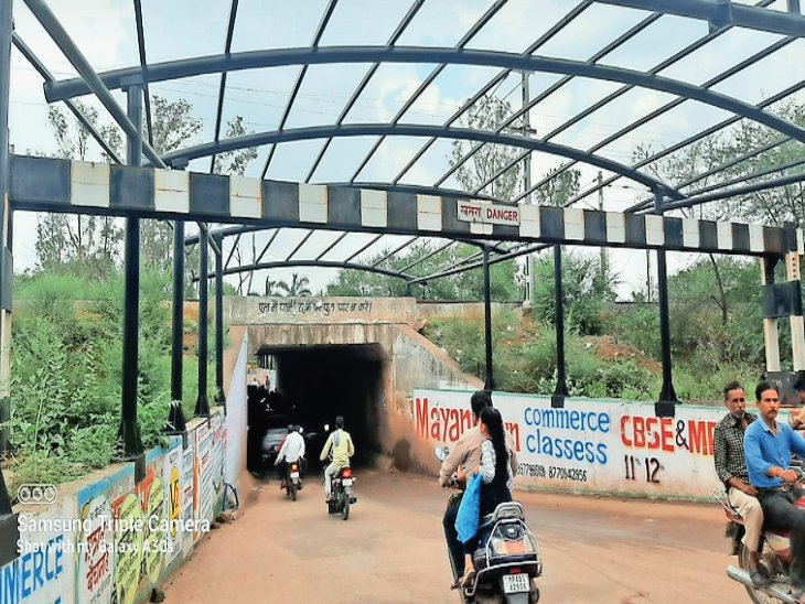 Due to the departure of the laborers, the work of the underpass shed ...