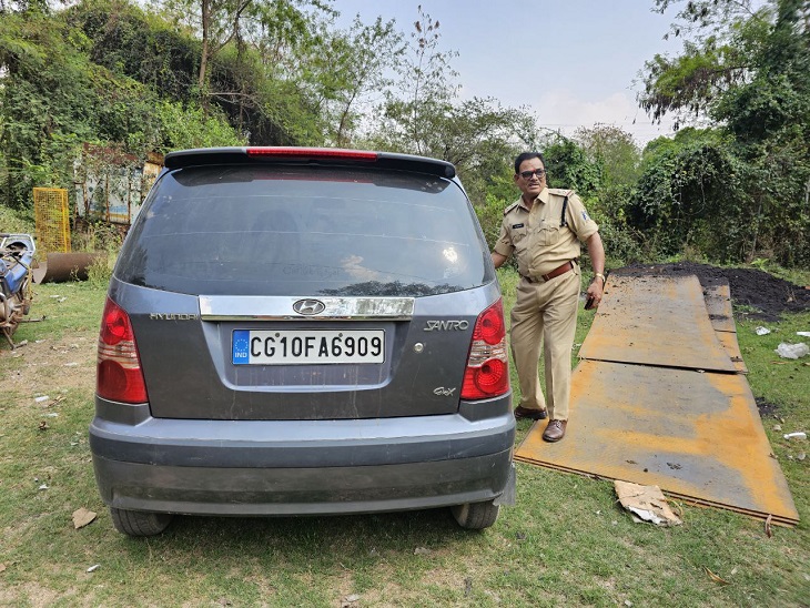 CISF personnel chased and stopped the car, seized a large quantity of ...