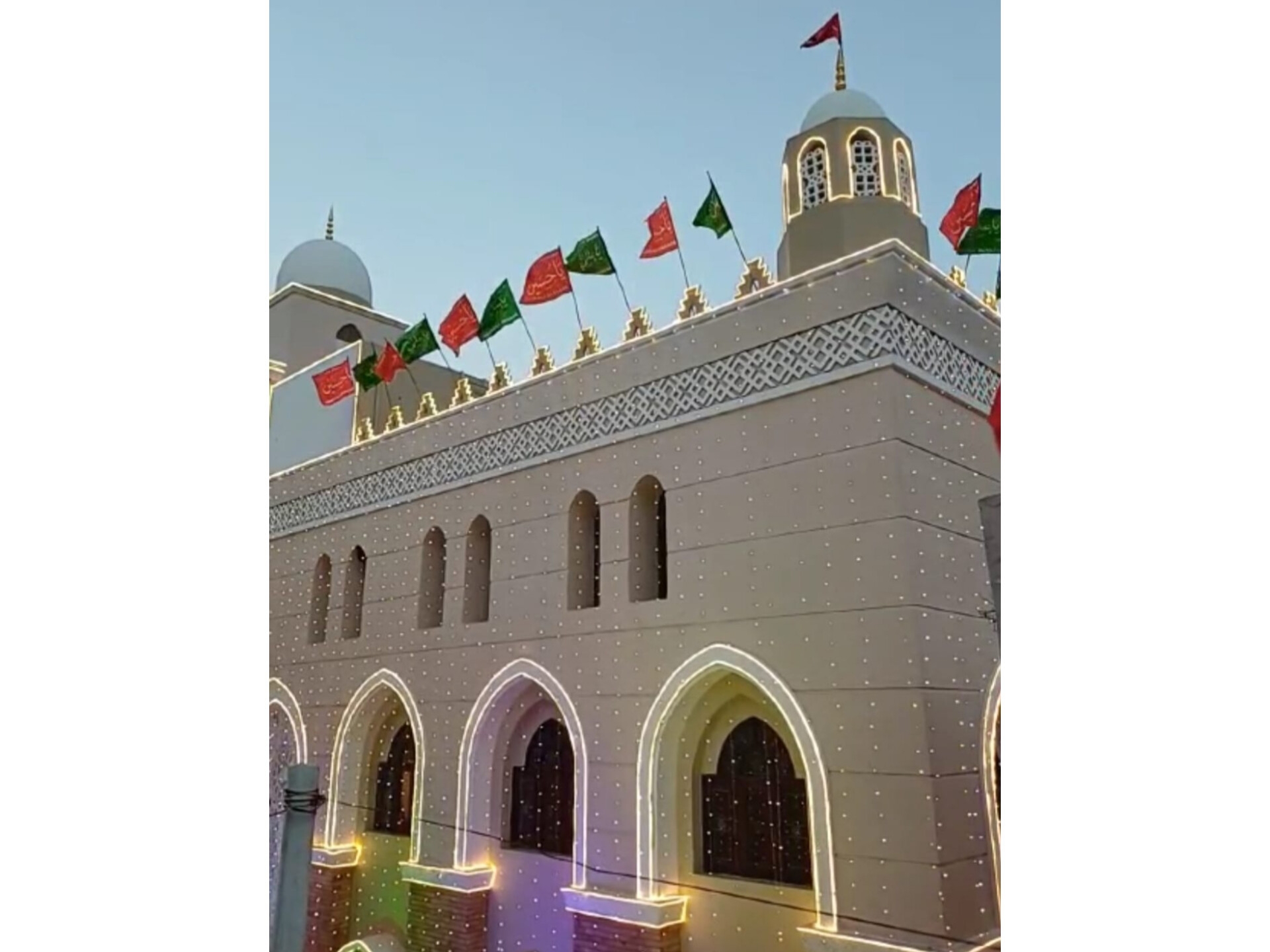 inaugurated the Bohra Masjid; Passes made by standing in line to see ...