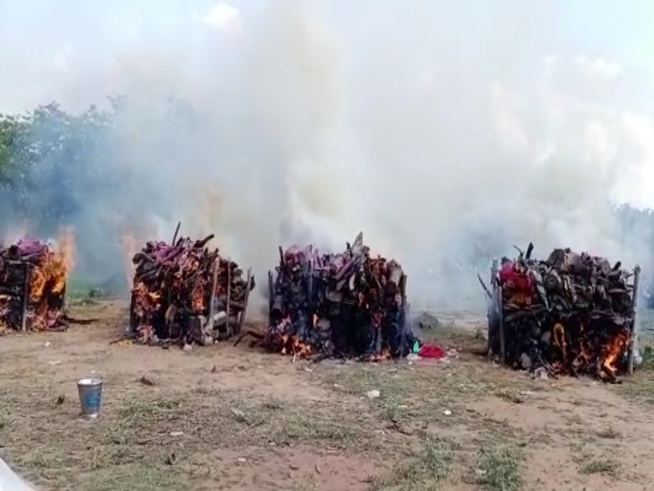 Truck and car collided head-on, sub-inspector Manoj Tirkey, his wife ...