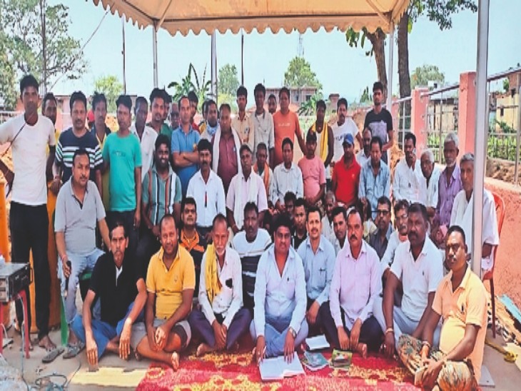 Kaitha Mahadev Temple Construction Committee President Rajesh Mahato ...