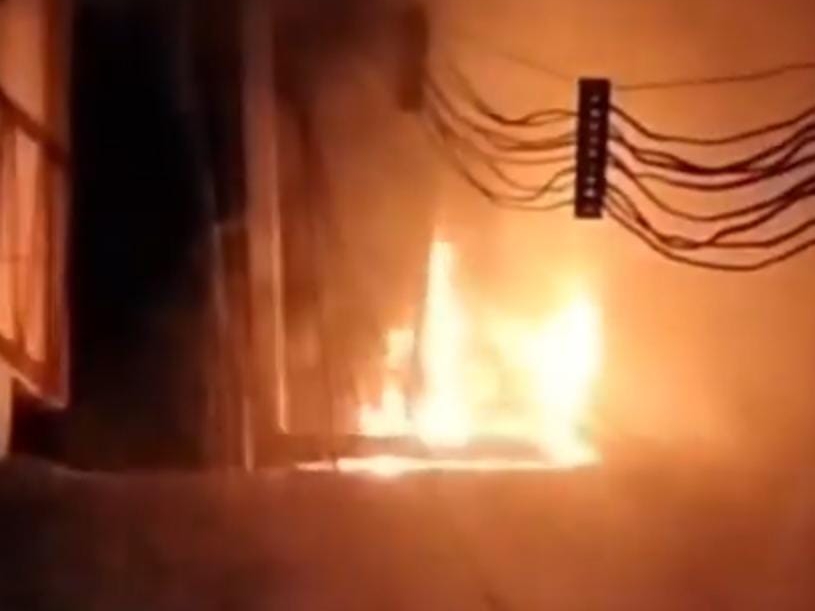 Abohar Transformer Fire Accident Due To Short Circuit, Electricity ...