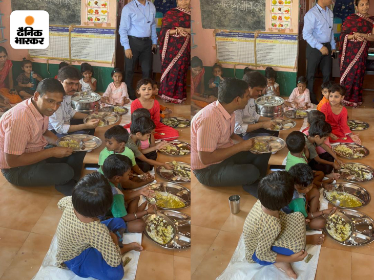Food quality checked in Anganwadi in Bhopal; asked how was the food ...