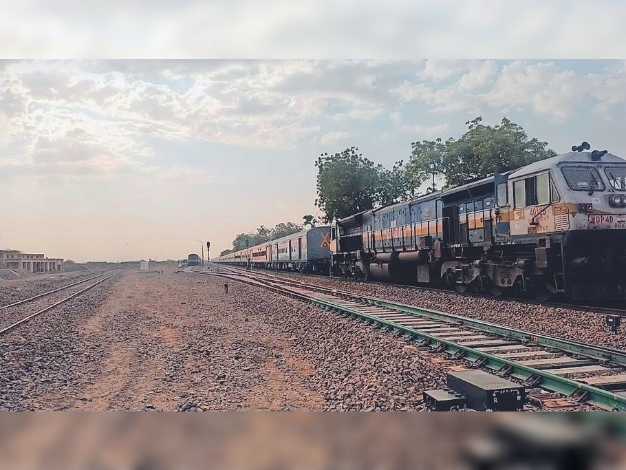 Only one platform developed at the railway station, no facilities on ...