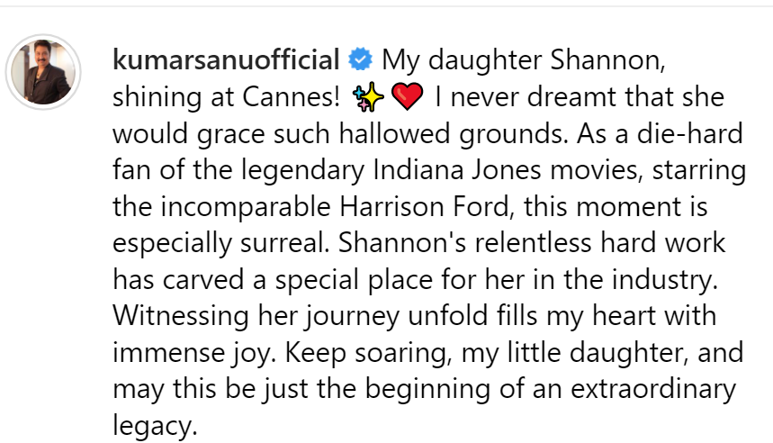 Kumar Sanu's Daughter Shannon K Cannes 2023 Photos | Bollywood News ...