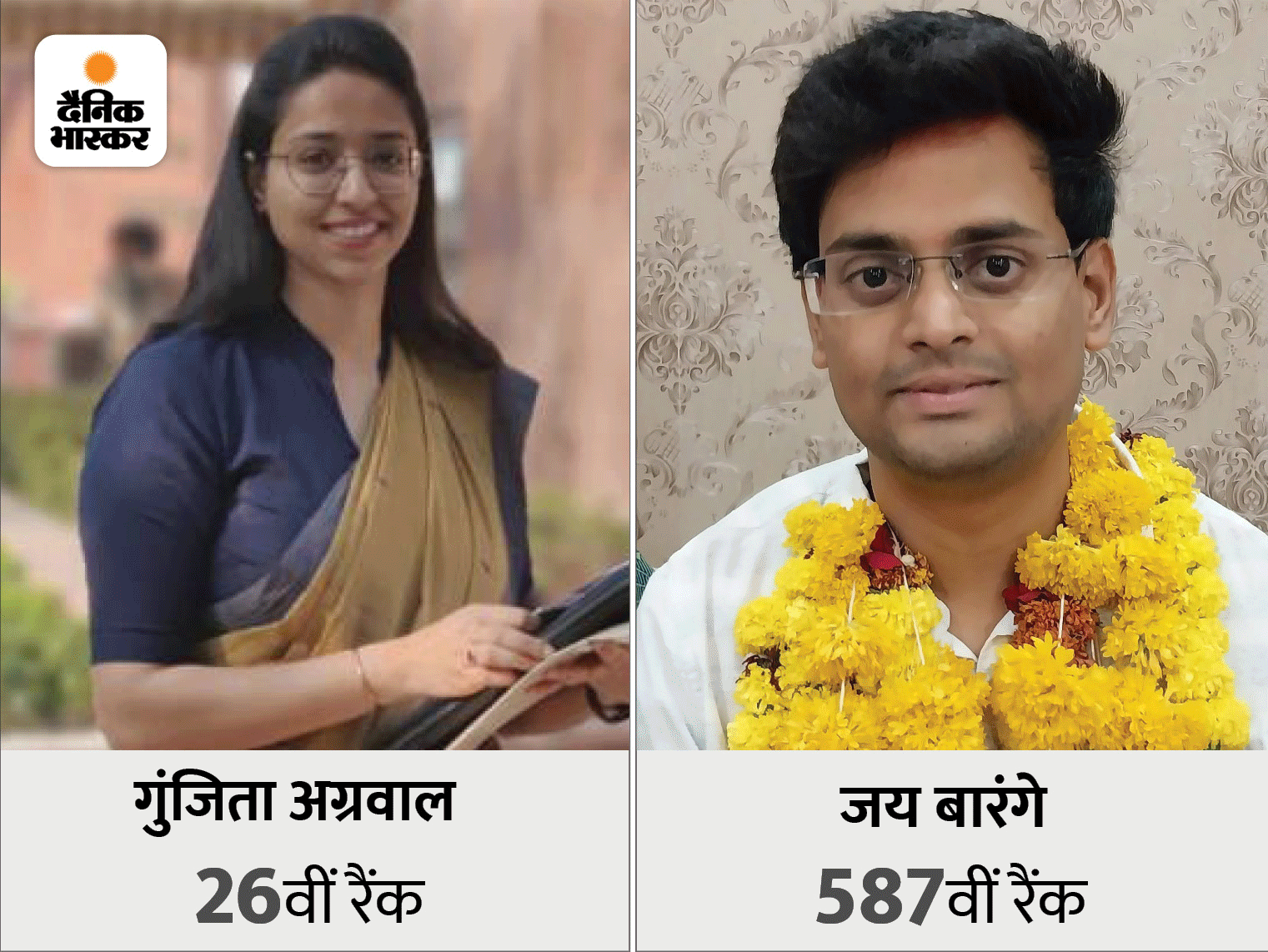 UPSC Candidates Success Story; Jai Barangay Swati Sharma Gunjita ...