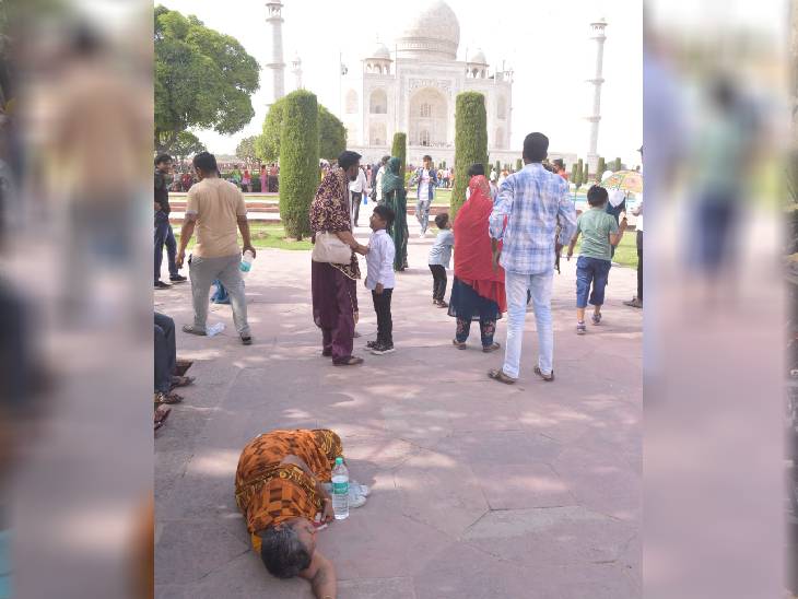 Heat wave alert, burning stones on Taj Mahal, silence in the markets ...