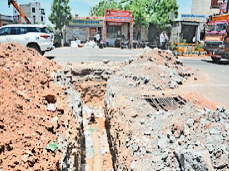 People are getting upset due to open pits and piles of debris at the ...