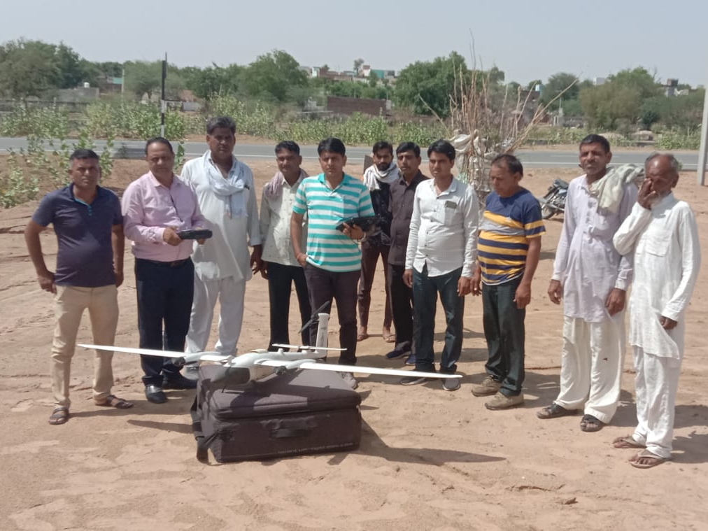 63 villages of Sardarshahar, a map will be prepared by the drone team ...