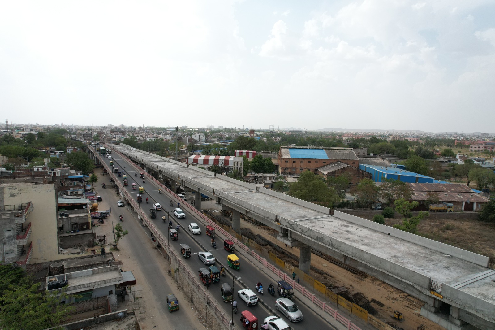 Jaipur Road Project | Jhotwara Elevated Road Project Completion ...