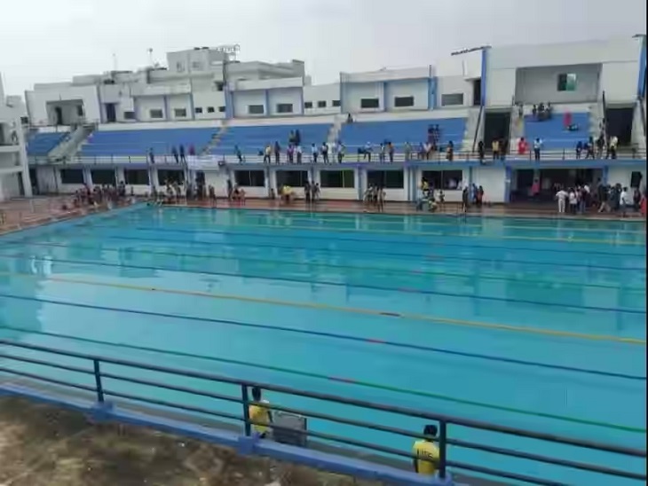 District's first pool being built on the lines of capital Raipur ...