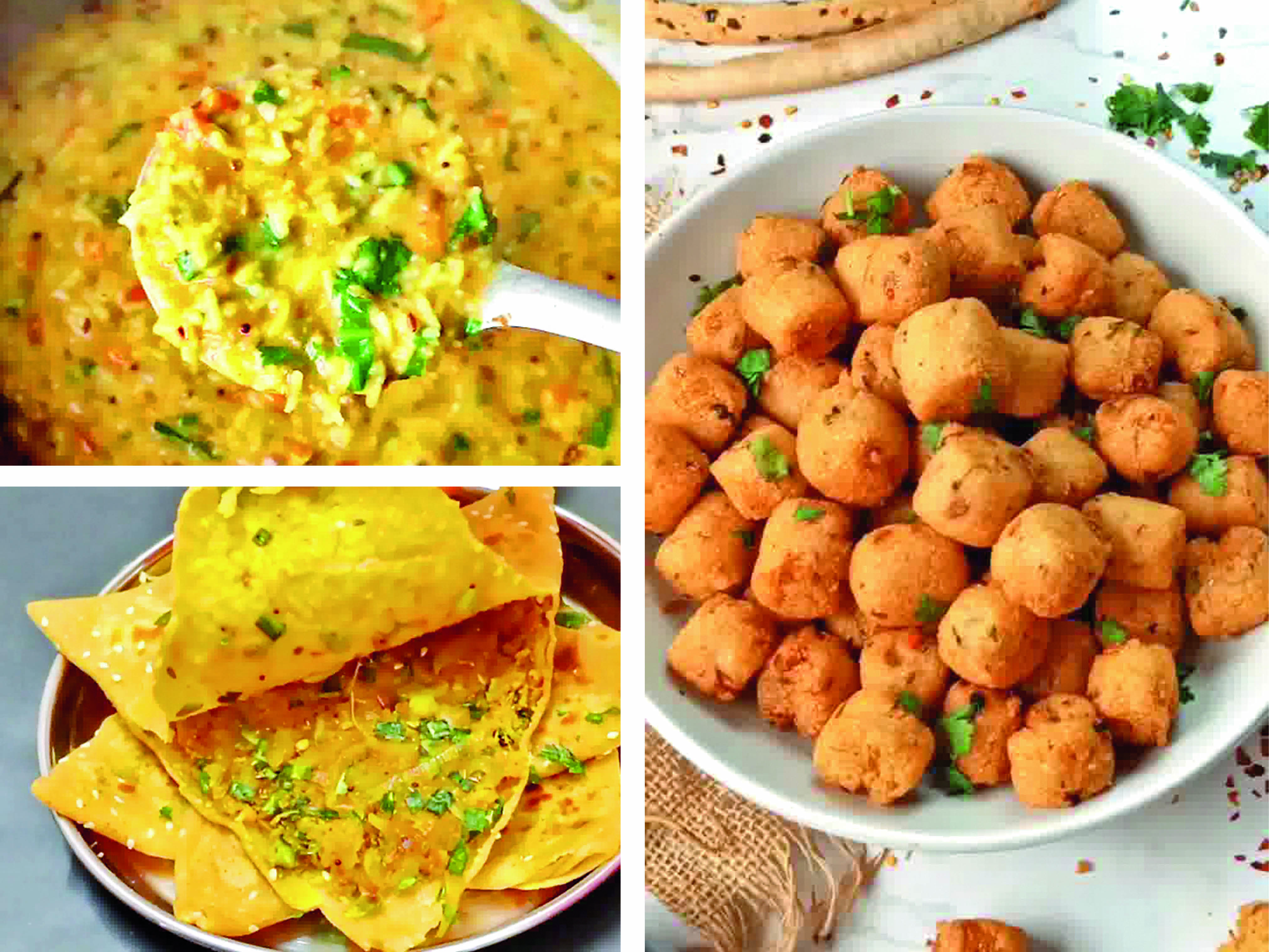 That's why this time we have brought delicious light khichdi and snacks ...