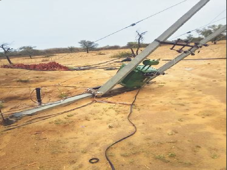 8425 poles were broken, 560 small transformers fell, 45 percent of the ...