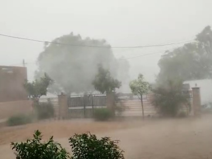 Rajasthan Rainfall; Bikaner Ganganagar Storm Speed | Jaipur Bikaner ...