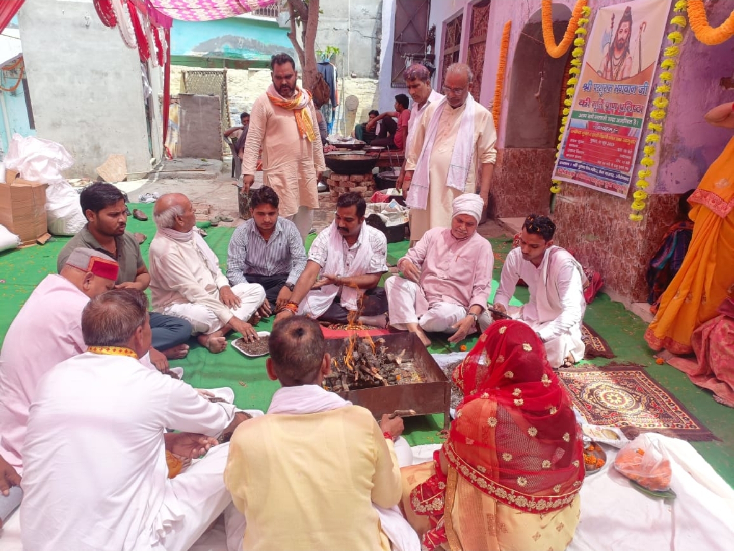 The entire ritual of consecration of the idol was performed under the ...