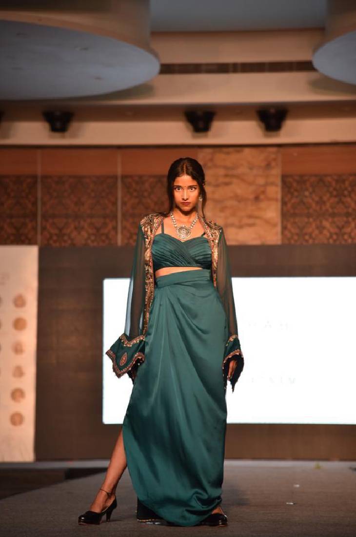 Fashion, leather and accessory design enthralled everyone, models ...