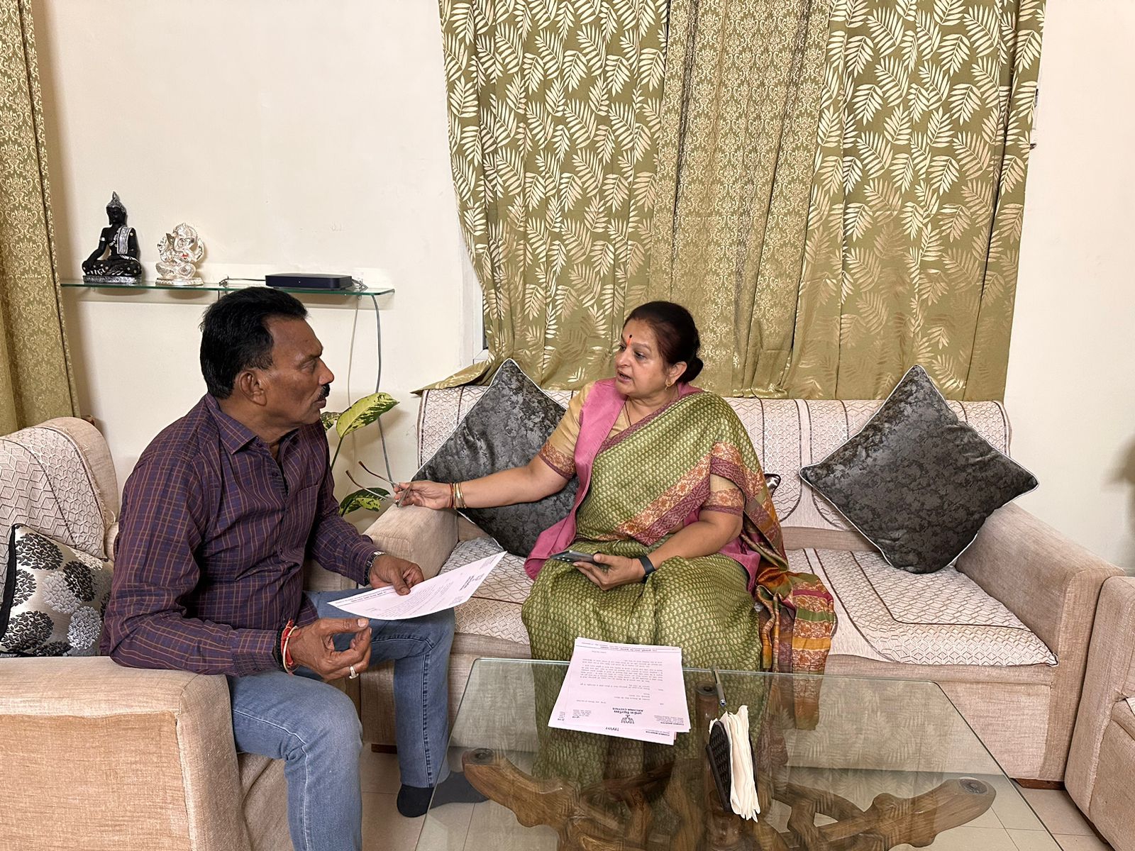 Demanded to give approval for construction of feeder channel of Bambada ...