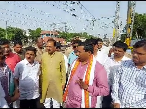 Construction will start on Ramnagar railway crossing, MP inspected on ...