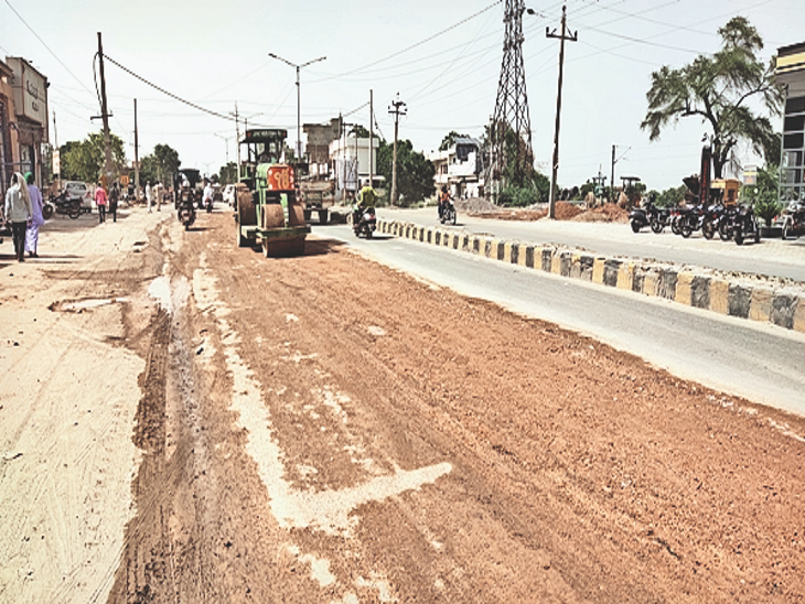 Construction of 1.5 km road started after one and a half year, Anaj ...