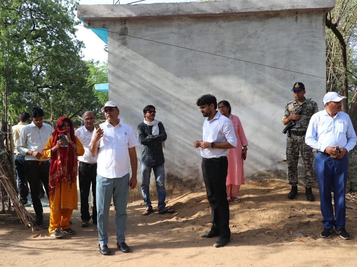 Interacted with the beneficiaries after seeing the house under ...