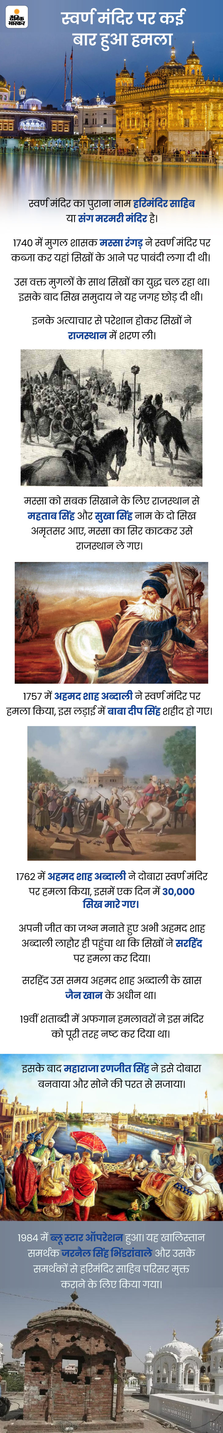 Amritsar Golden Temple Interesting Facts; Sikhism Holy Book (Guru ...