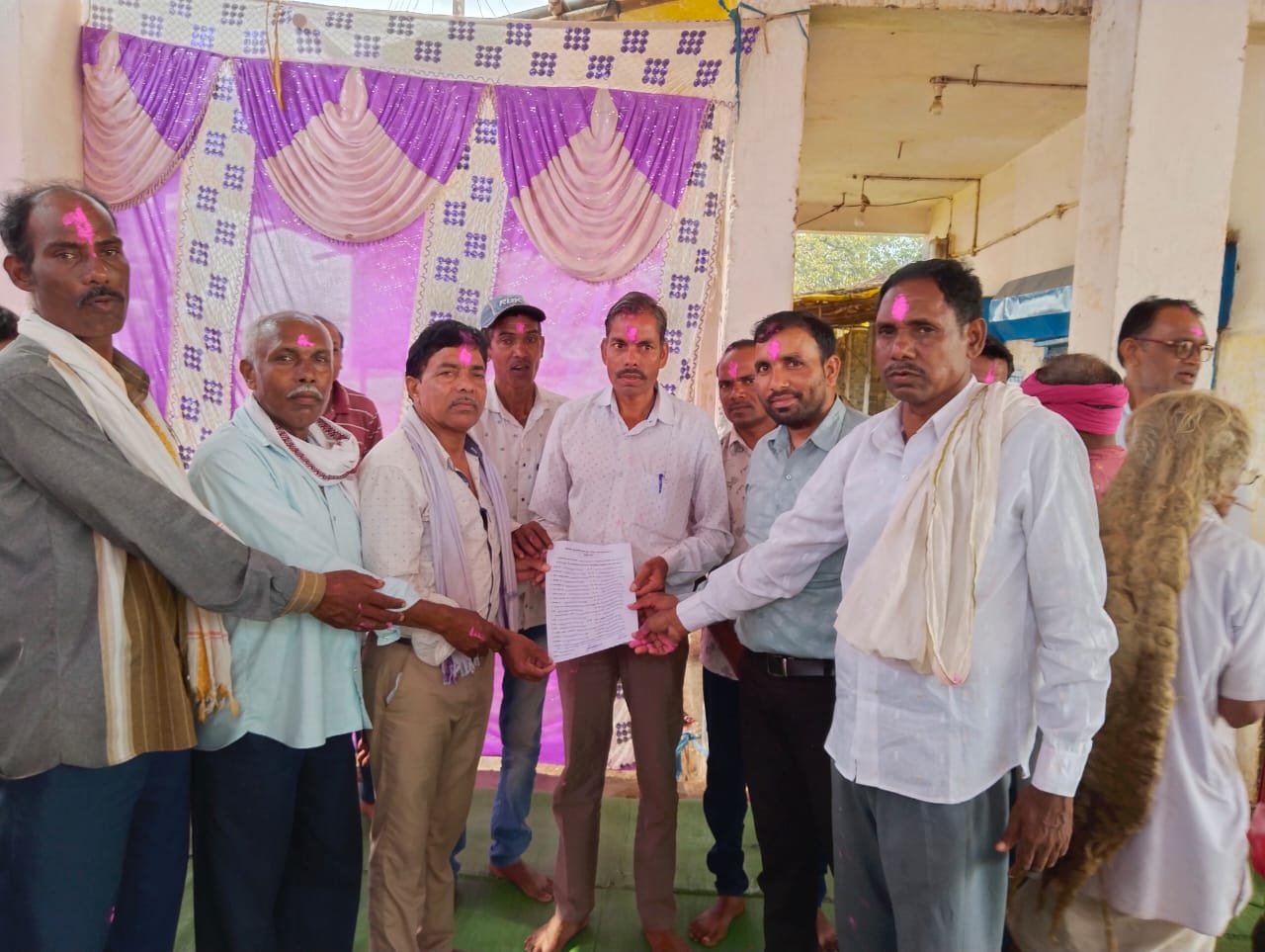 Officers of Sahu Samaj were elected, Khillu was made the president ...