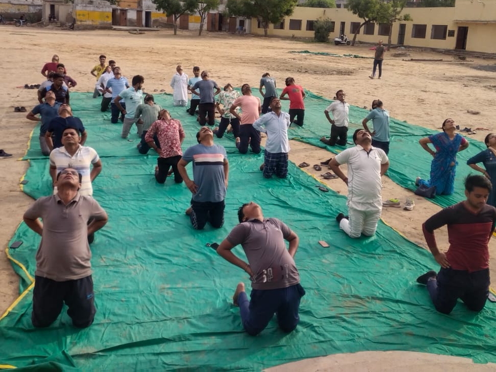 To stay healthy on International Yoga Day, elders, youth and women and ...