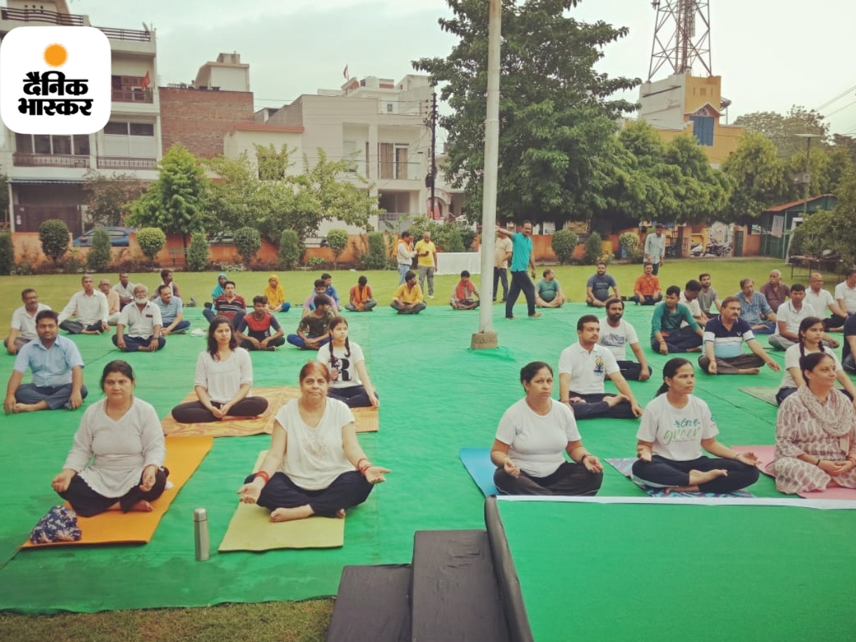 Art of Living conducted yoga at many places, MSG Foundation conducted yoga for children | लखनऊ ...