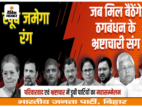 Bihar Poster Politics; Nitish Kumar Opposition Unity Meeting Vs BJP ...